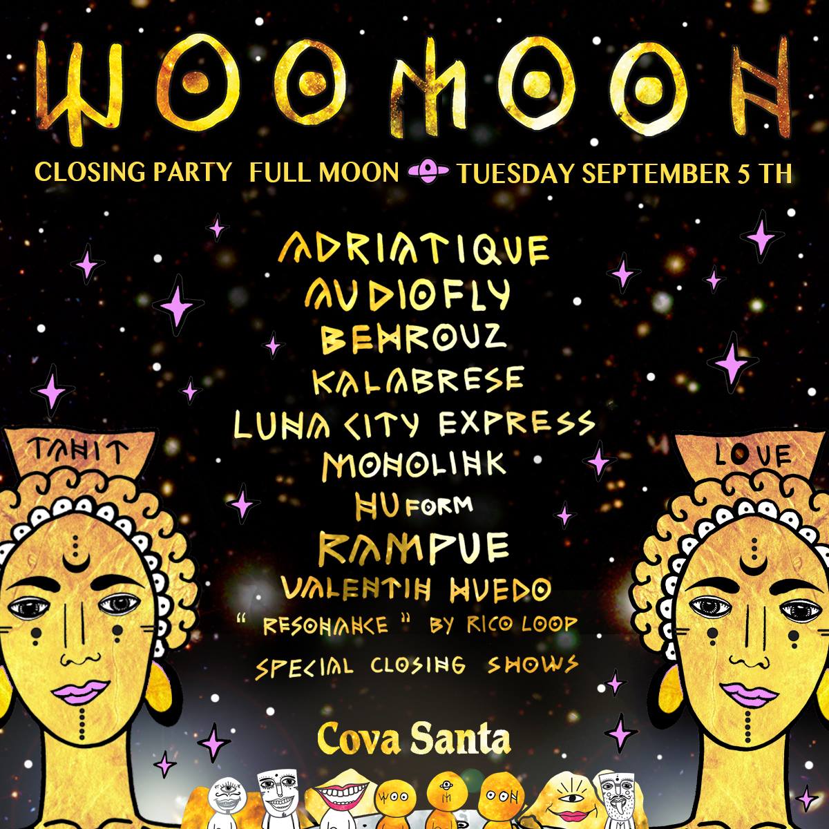 Woomoon: the closing party at Cova Santa Ibiza! | Ibiza by night