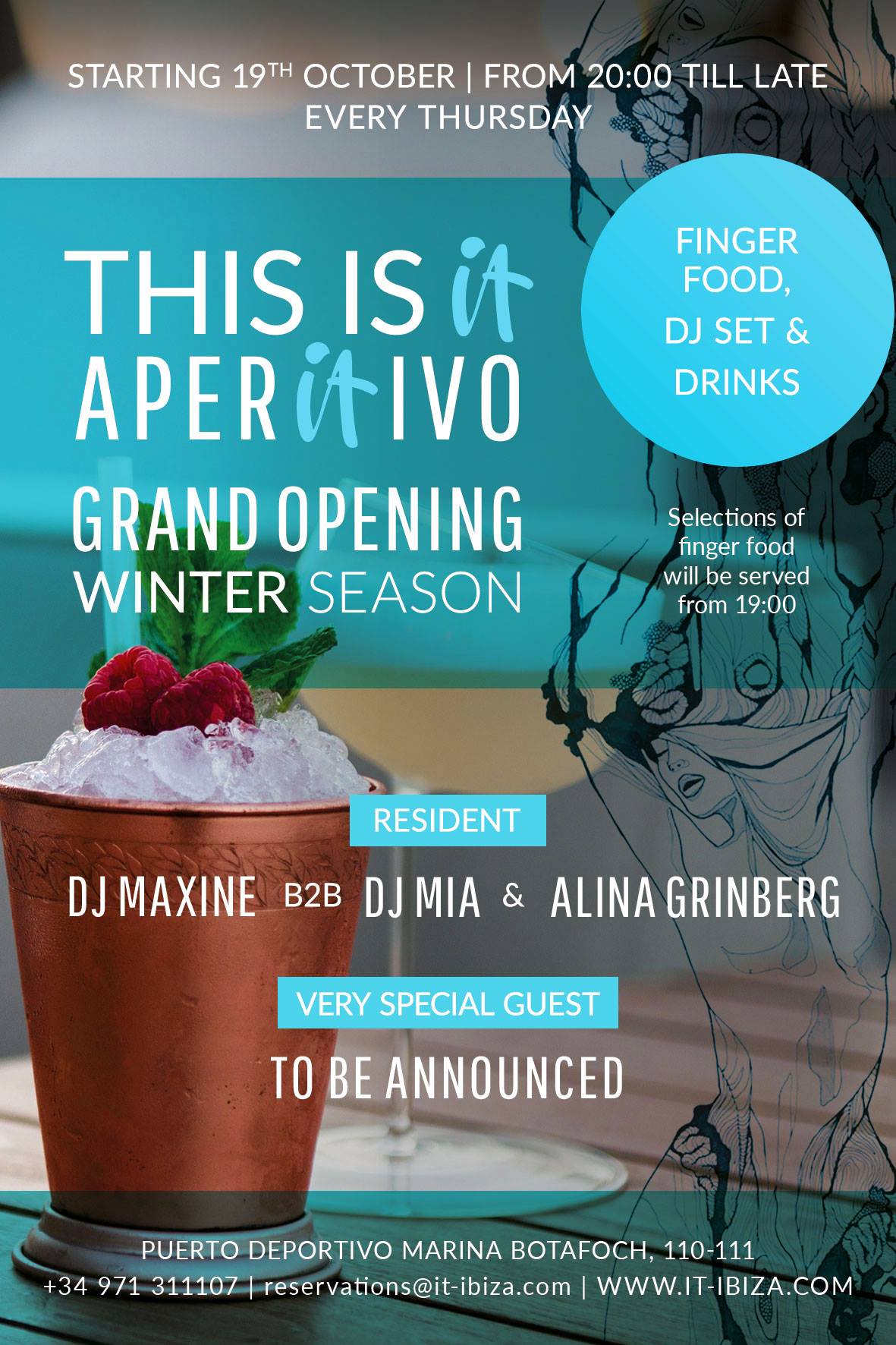 This is it aperITivo at It Ibiza: the winter season opening party ...