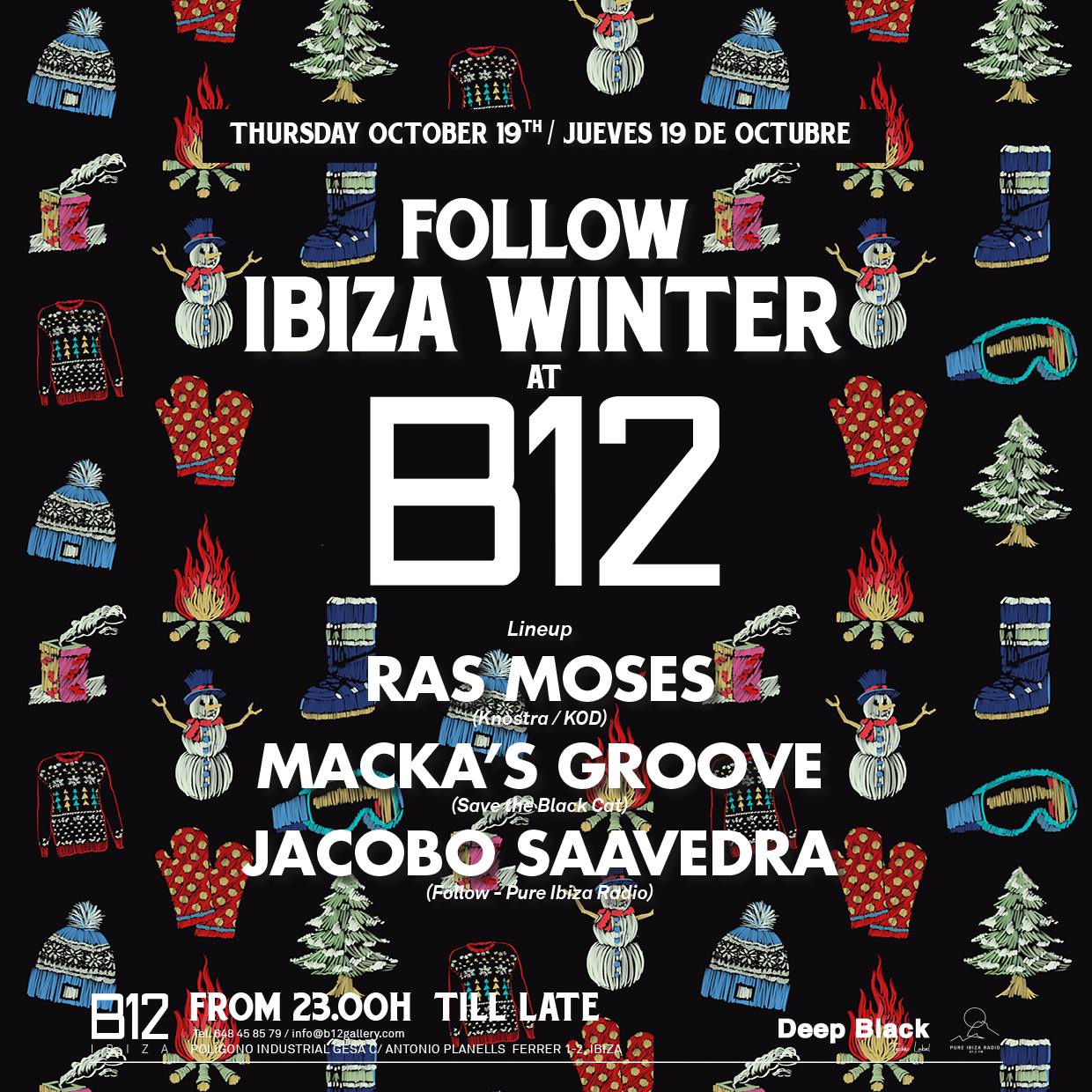Follow Ibiza Winter at B12 Gallery! | Ibiza by night