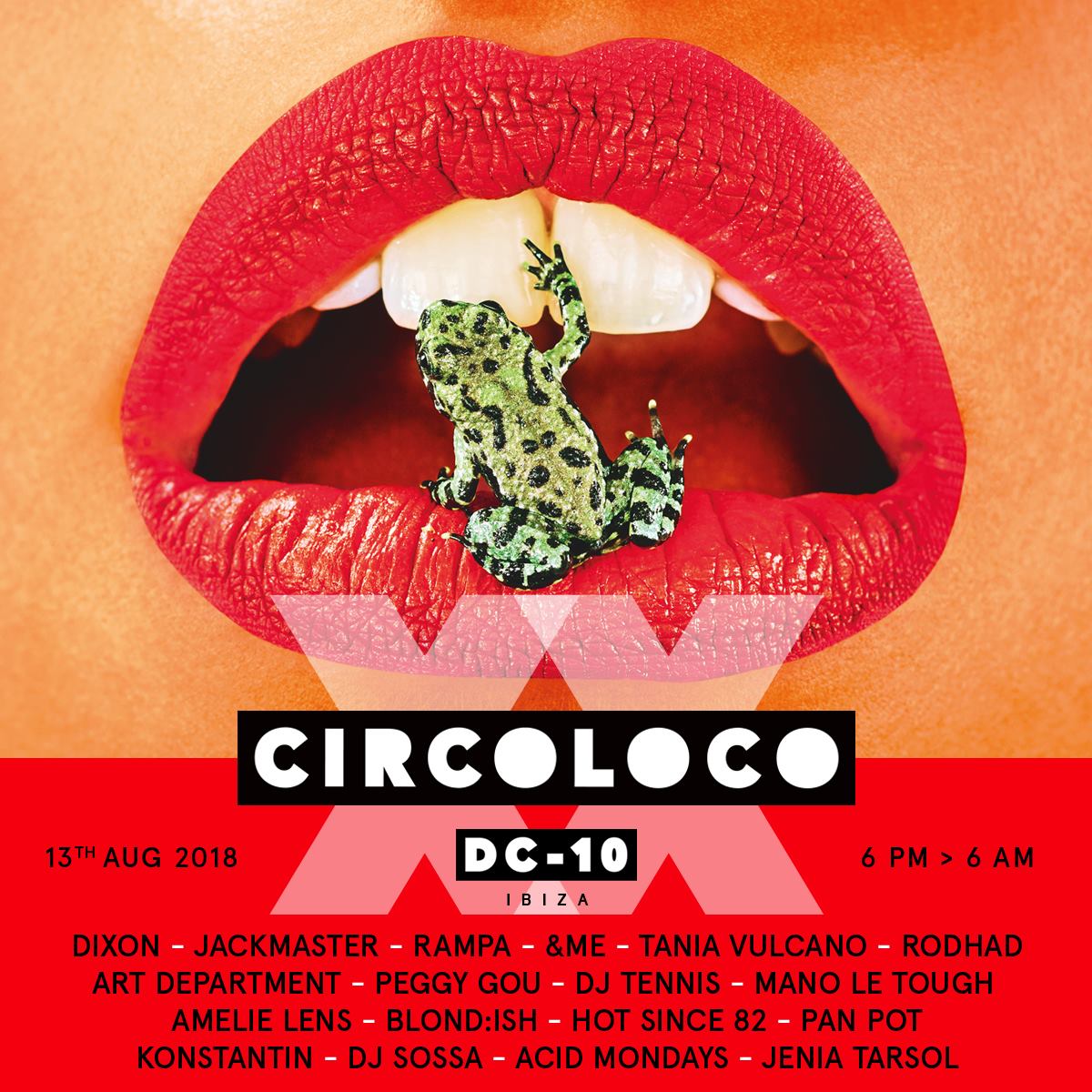 Circoloco at Dc-10 Ibiza: the set times! | Ibiza by night
