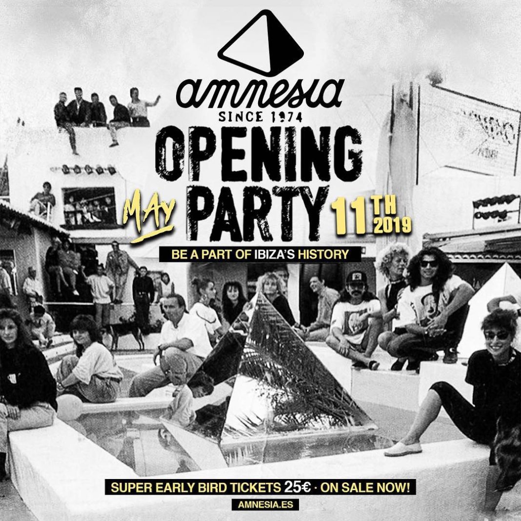 Amnesia Ibiza announced the opening party 2019! | Ibiza by night