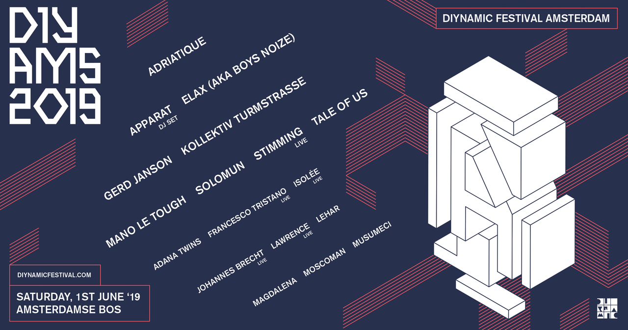 Diynamic Festival Amsterdam 2019 announces Solomun, Tale Of Us ...