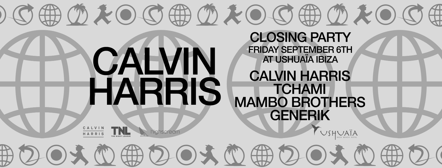Calvin Harris at Ushuaïa Ibiza: the closing party 2019! | Ibiza by night