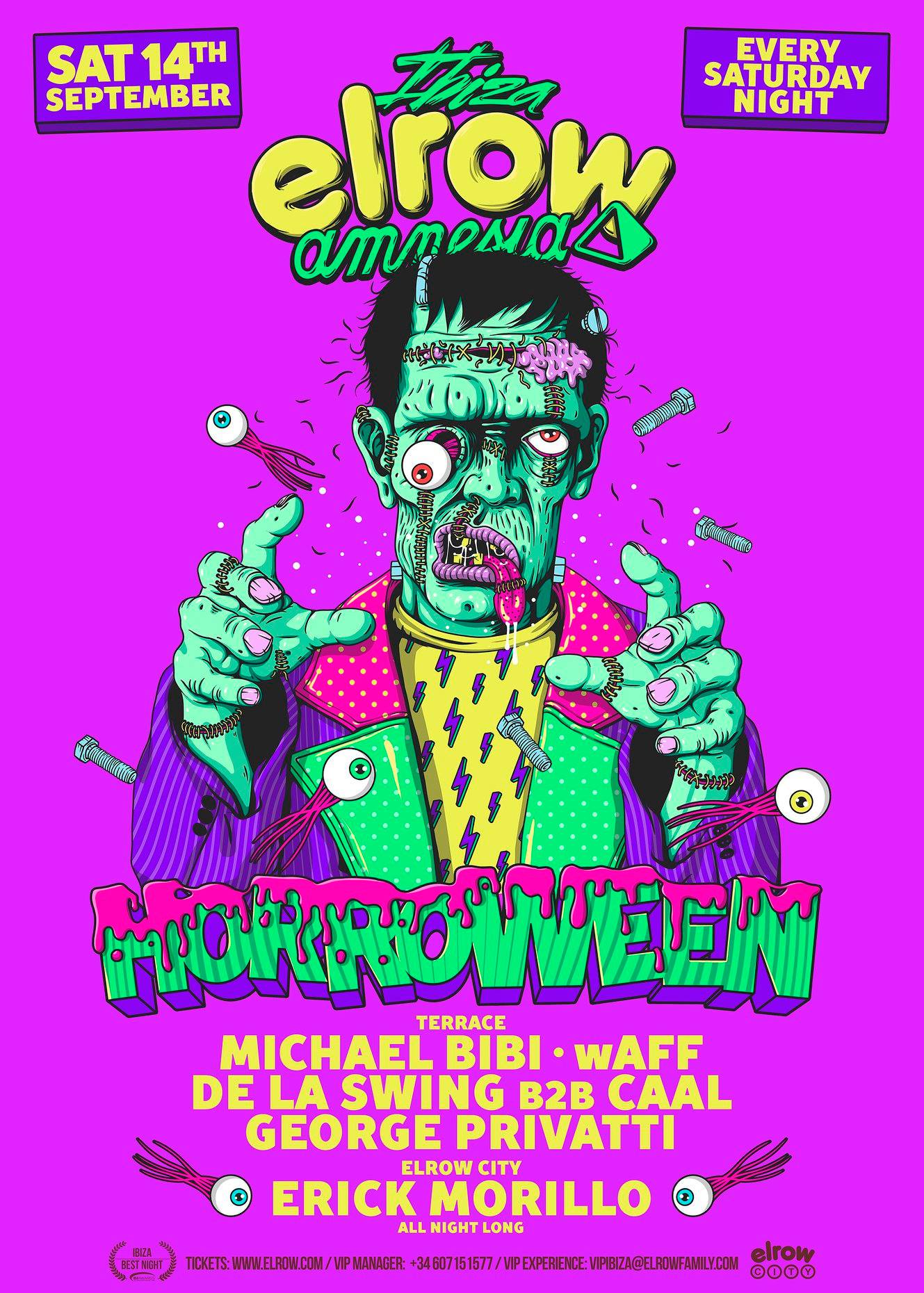 Elrow at Amnesia Ibiza presents: Horrorween! | Ibiza by night