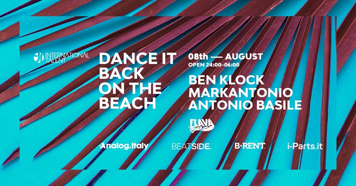 International Talent presents: “Dance it back” with Ben Klock ...