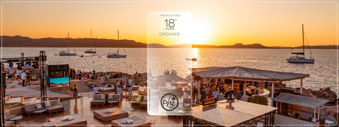 Phi Beach (Sardinia, Italy) announces the opening 2021! | Ibiza by night