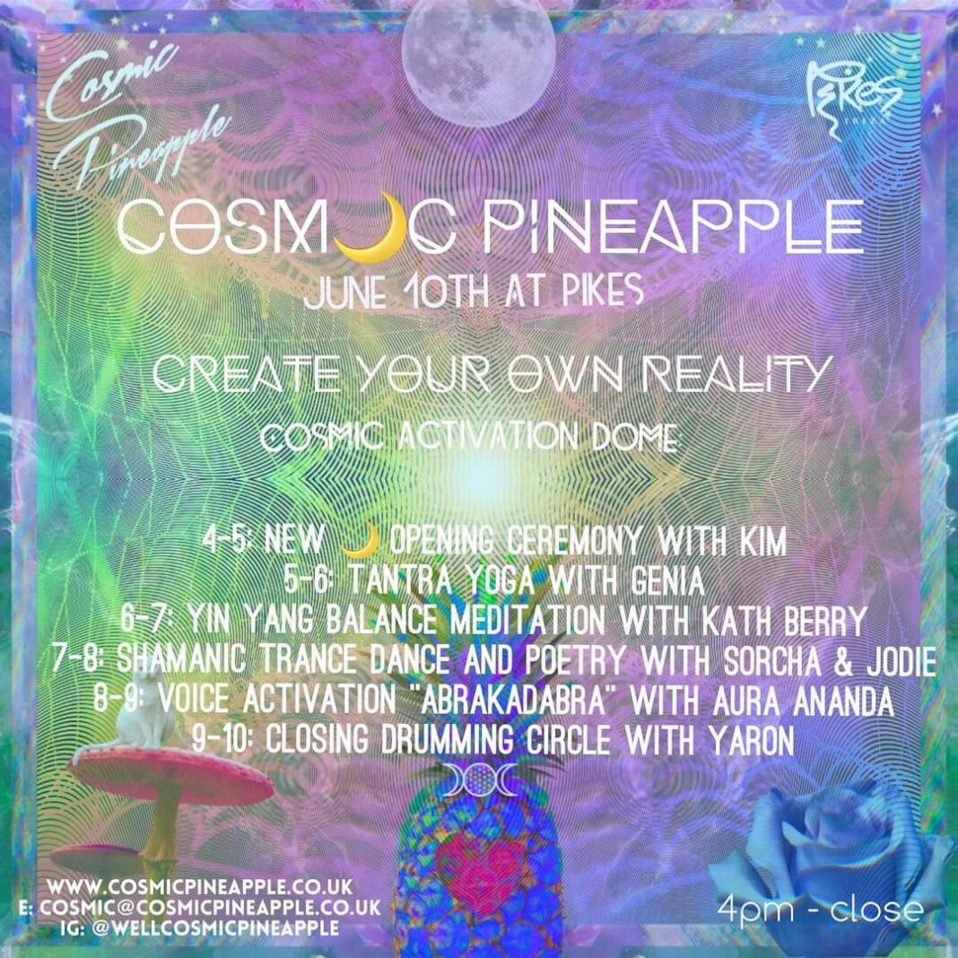 Pikes Hotel presents Cosmic Pineapple with a huge line up! | Ibiza by night
