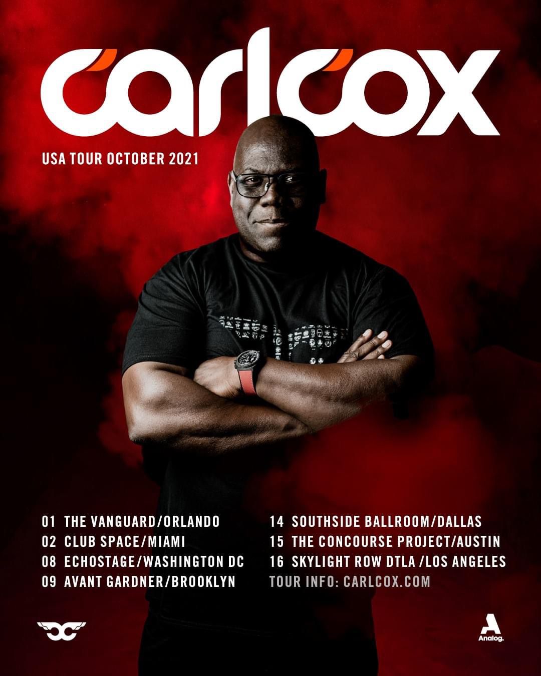 Carl Cox announces the U.S.A. tour! | Ibiza by night