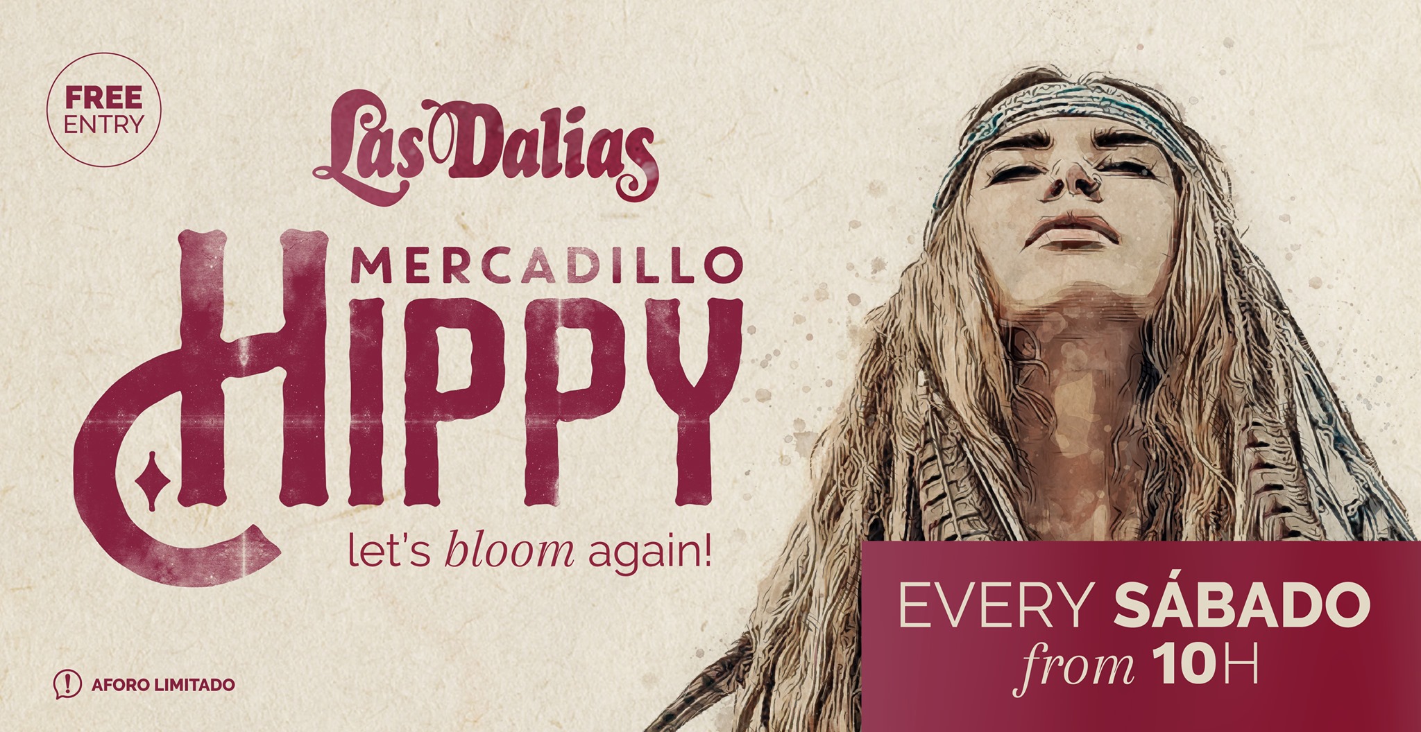 Las Dalias Ibiza presents Mercadillo Hippy. Free event. | Ibiza by night
