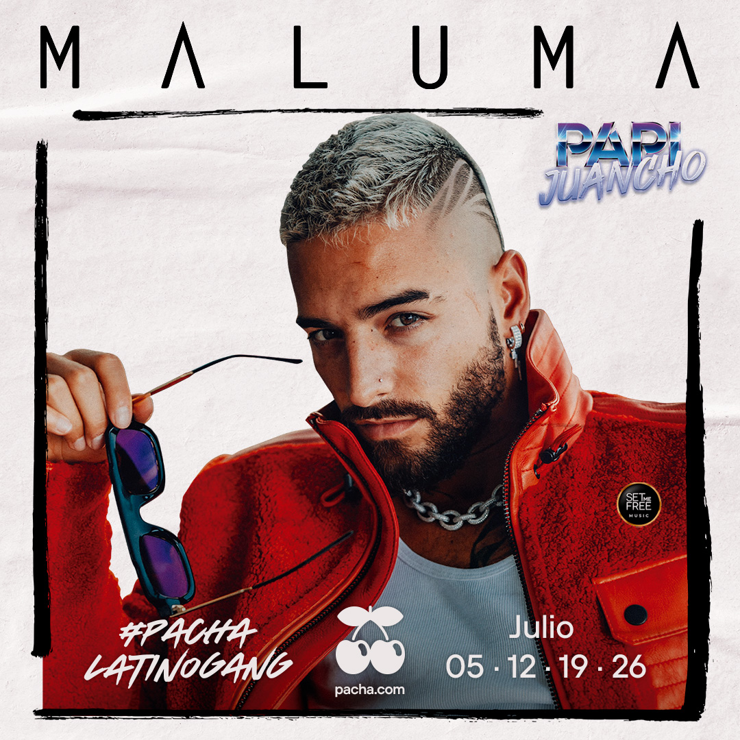 Pacha Ibiza announces four date of Maluma! | Ibiza by night