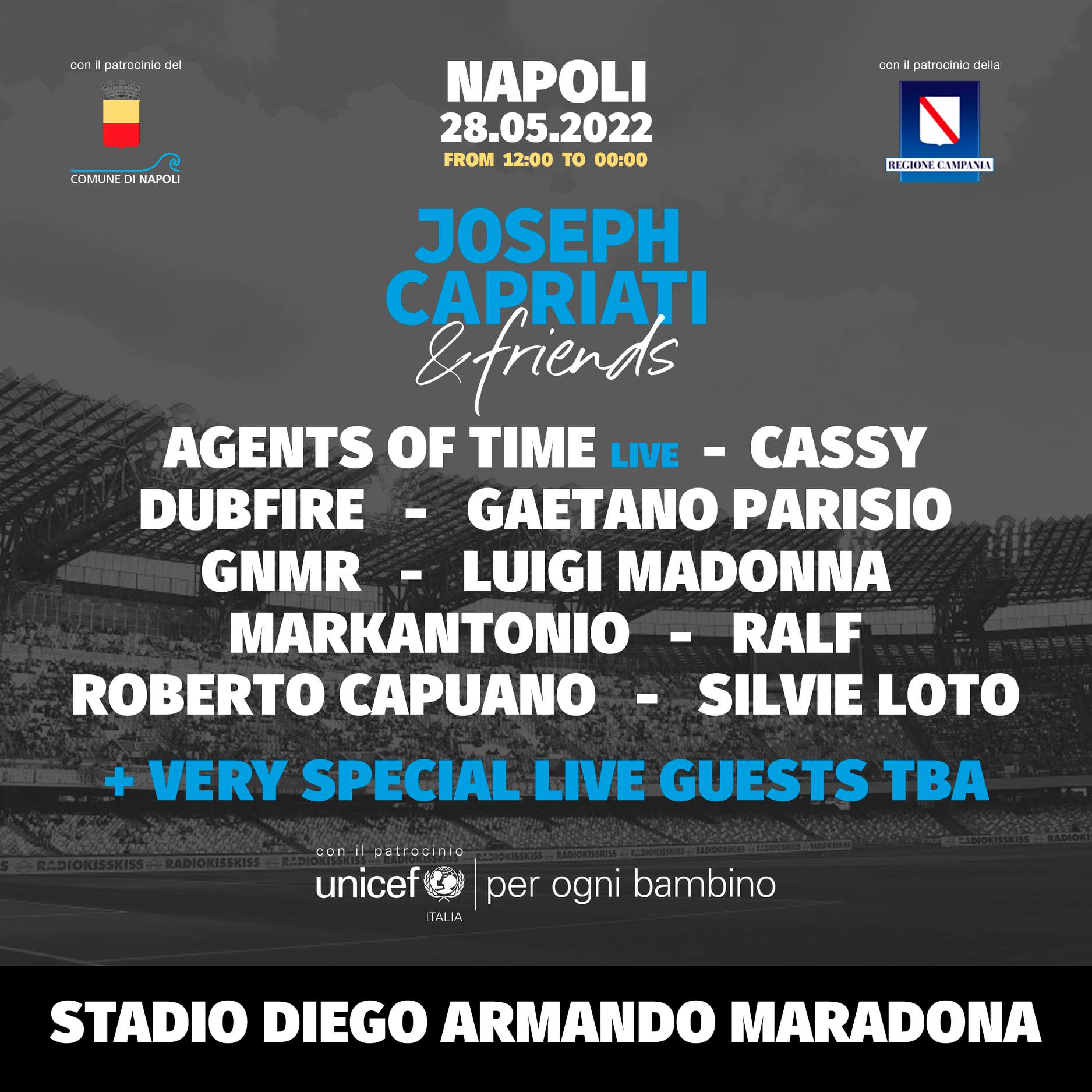 Joseph Capriati & friends: the line up! | Ibiza by night
