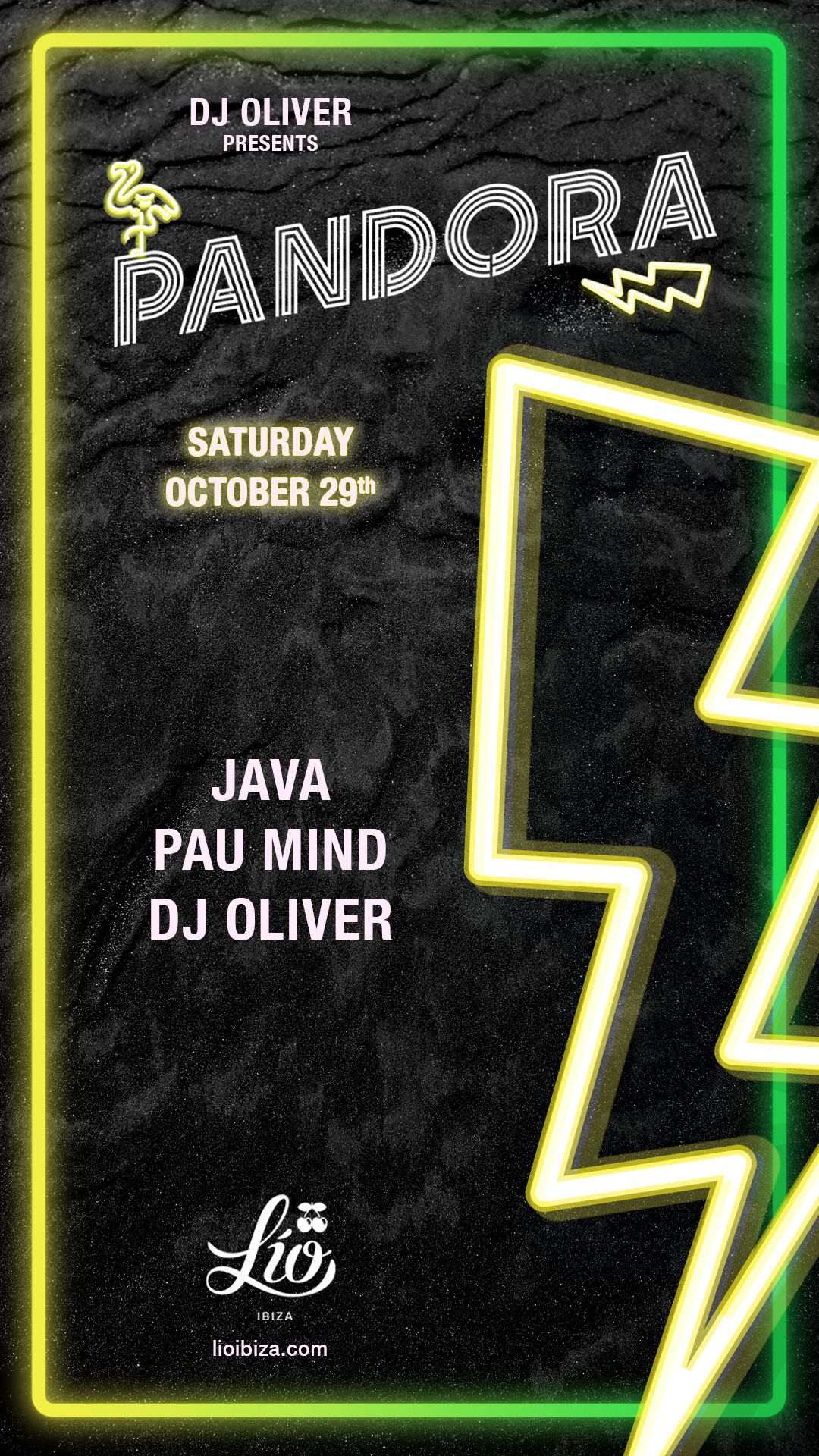 Lìo Ibiza presents: Pandora, with Java, Pau Mind & Dj Oliver! | Ibiza ...