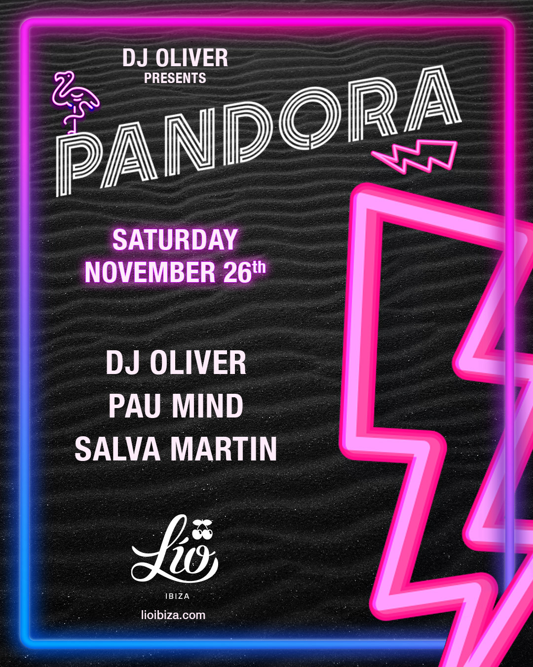 November 26th, 2022: DJ Oliver presents Pandora at Lìo Ibiza! | Ibiza ...