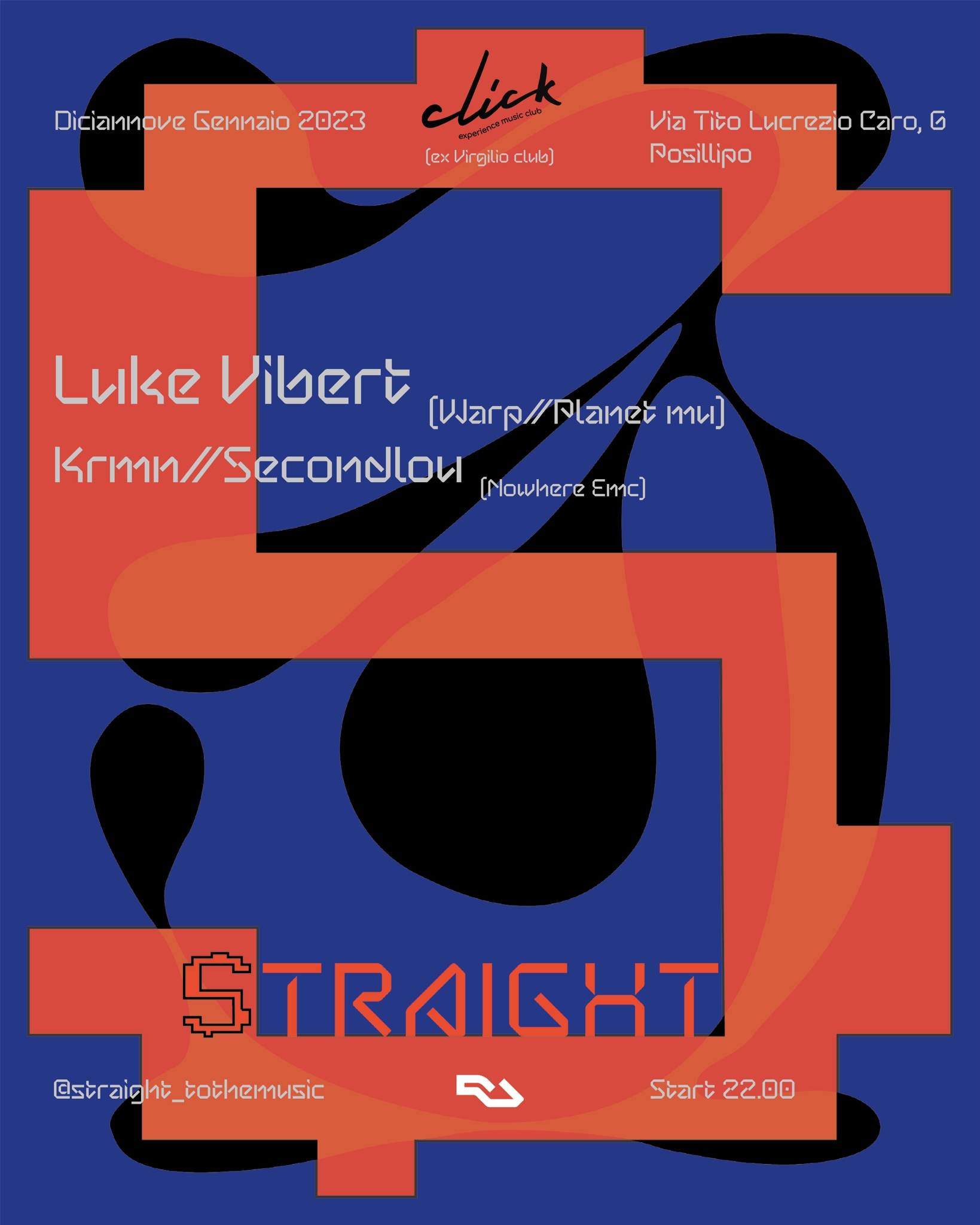 Straight presents: Luke Vibert & Krmn b2b Secondlou! | Ibiza by night