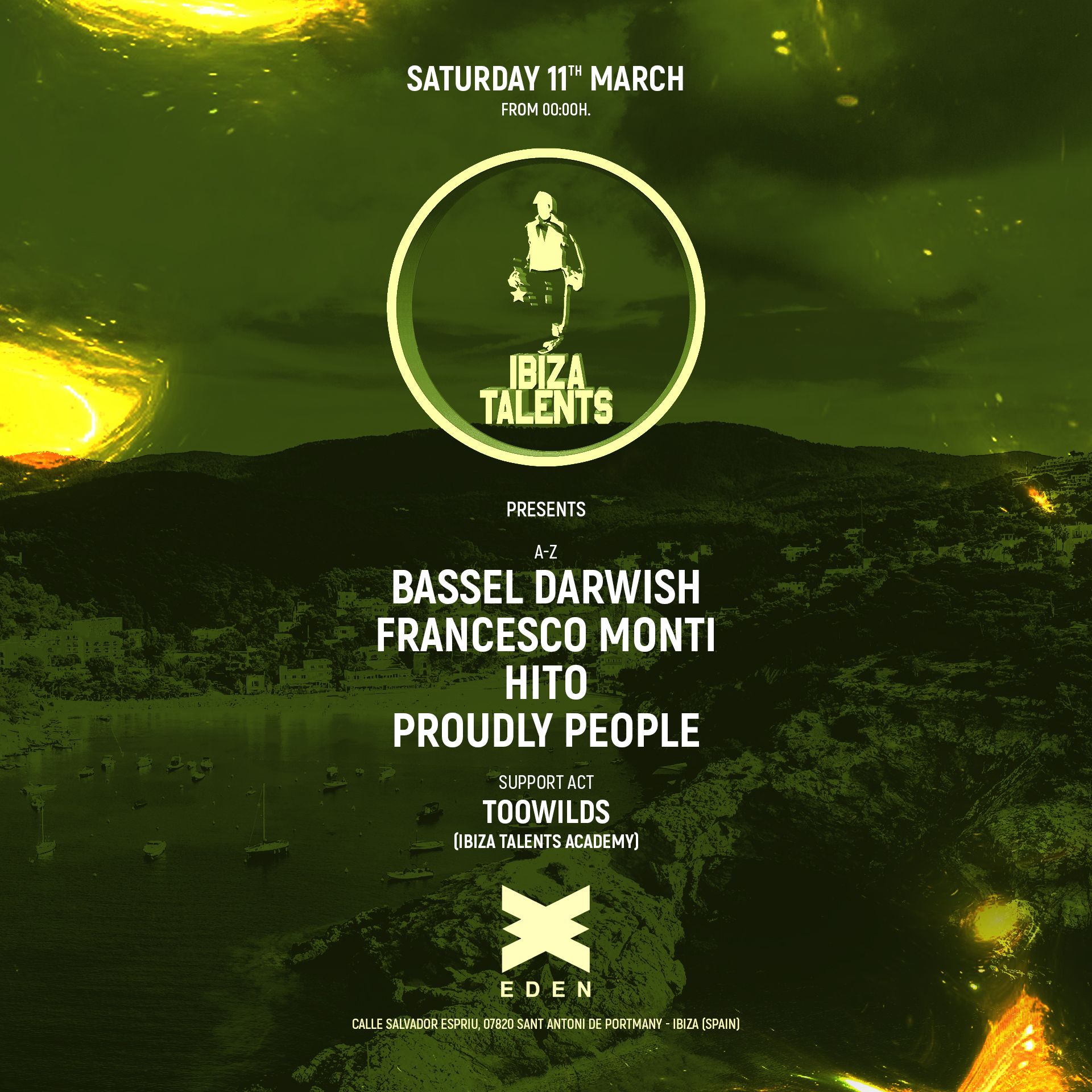 EDEN hosts Ibiza Talents with Hito, Francesco Monti, Bassel Darwish ...