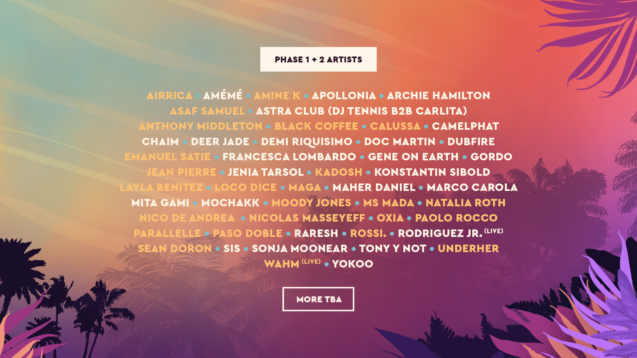 SXM Festival reveals 2023 additions Black Coffee, Loco Dice, Layla ...