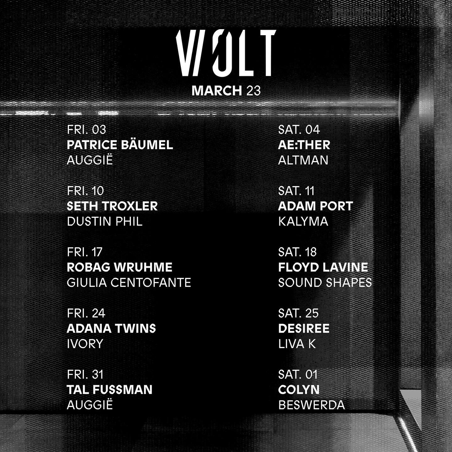 Volt Club Milan: the March 2023 program! | Ibiza by night