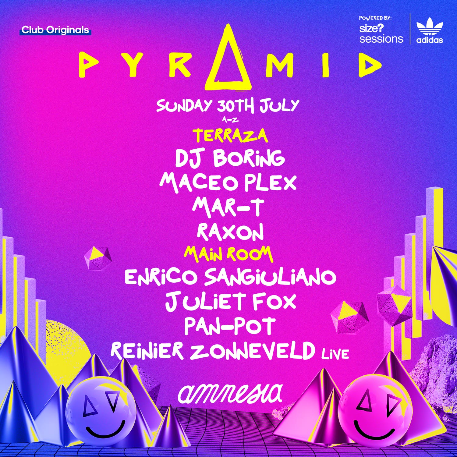 Pyramid at Amnesia Ibiza hosts Maceo Plex, Dj Boring, Enrico ...
