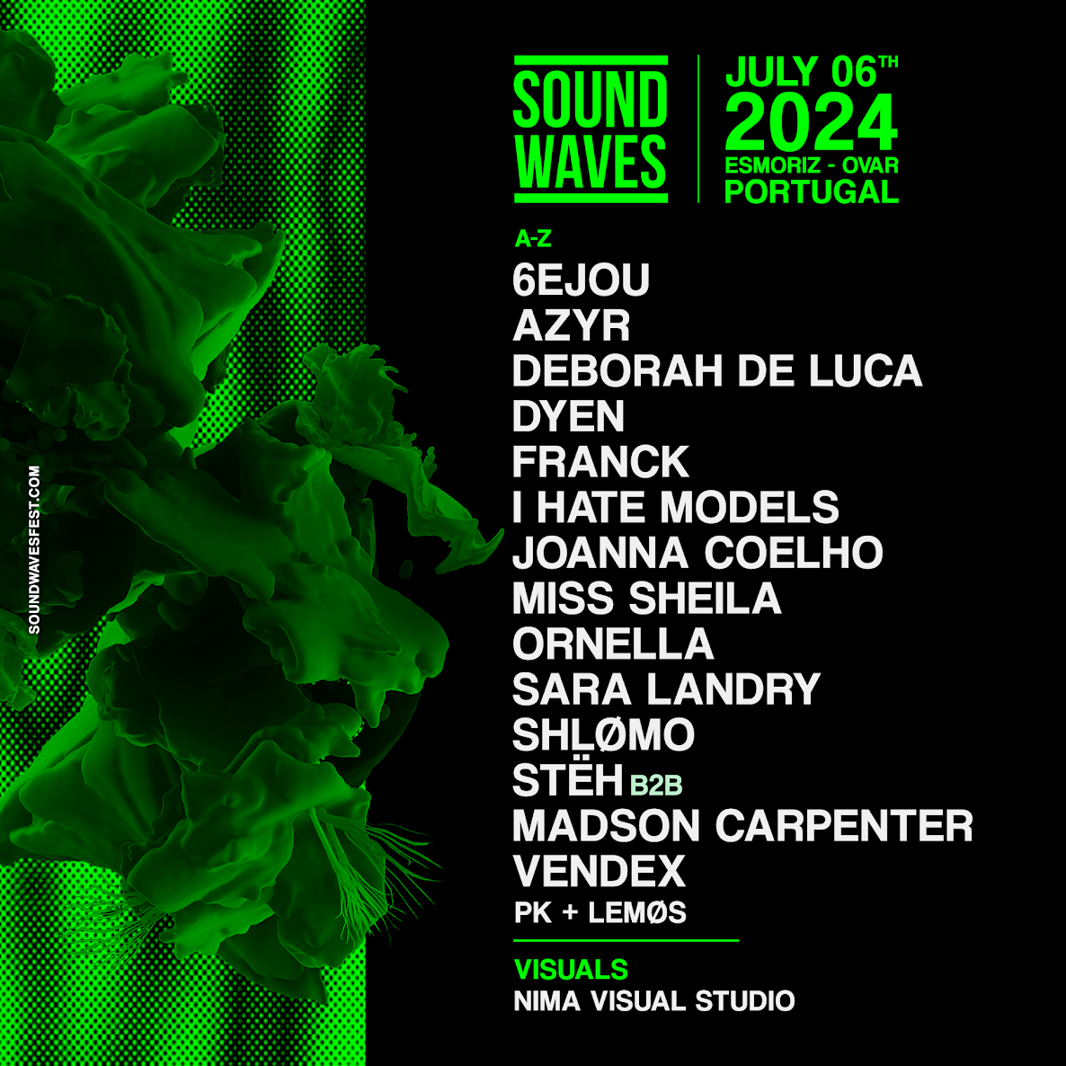 Sound Waves announced full line up for its 17th edition in Esmoriz! | Ibiza by night