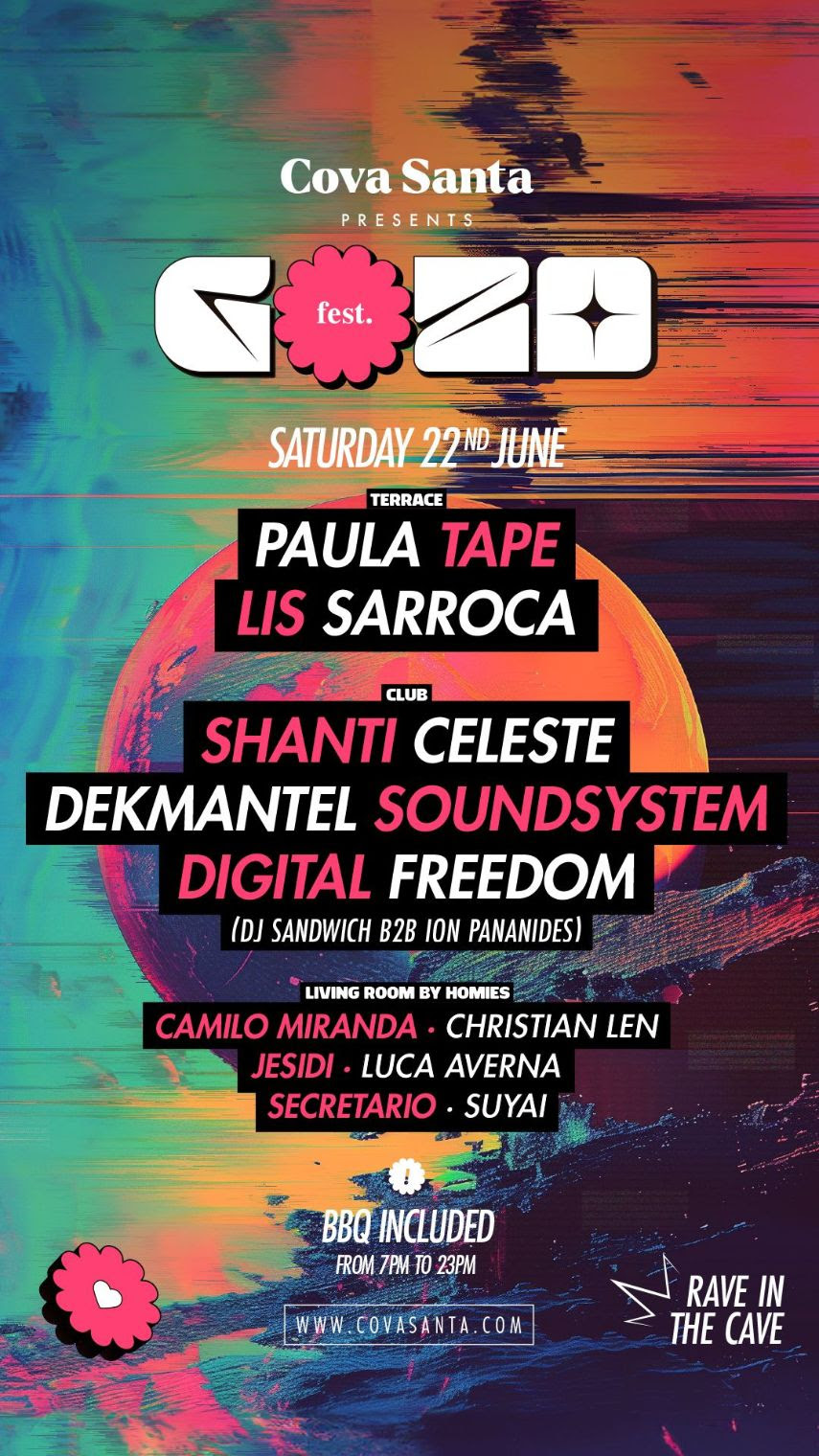 GOZO, the first bbq & rave at Cova Santa Ibiza! | Ibiza by night