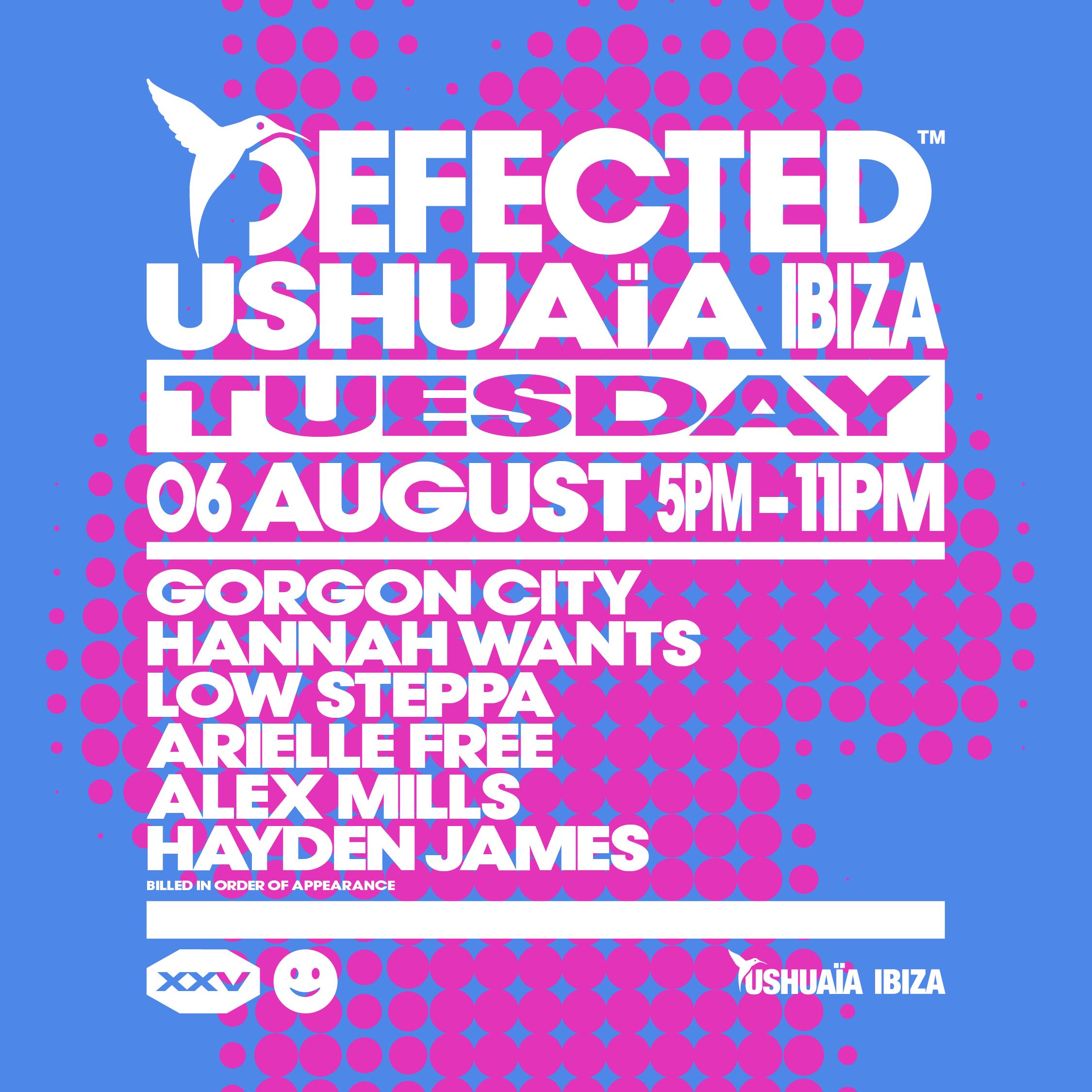 Defected at Ushuaïa Ibiza presents: Hannah Wants, Gorgon City, Low ...