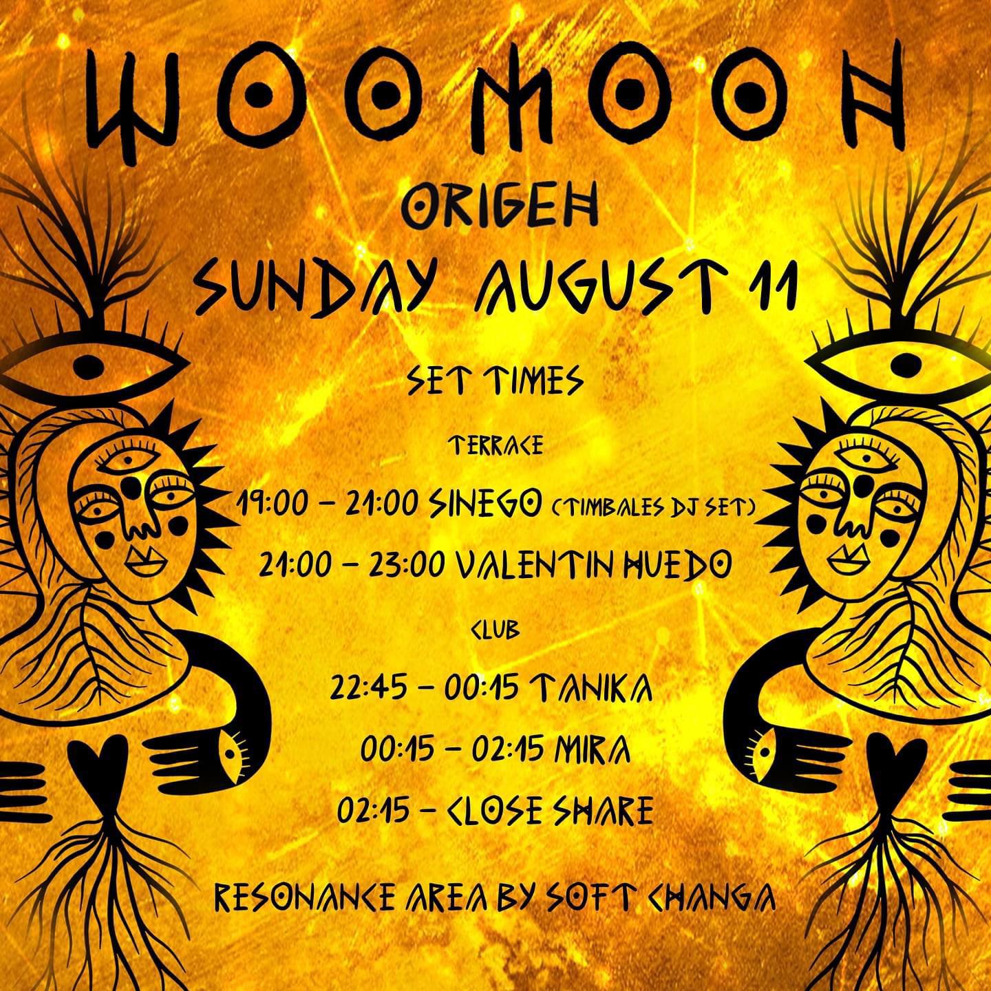 Woomoon at Cova Santa Ibiza: the set times! | Ibiza by night