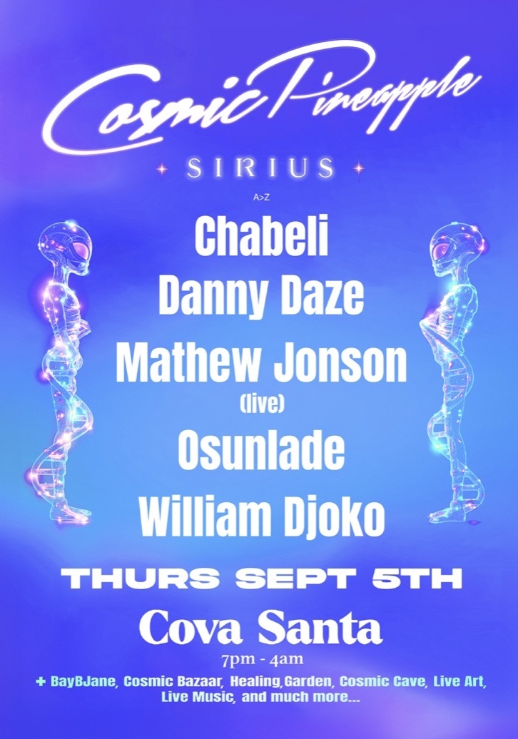 Cosmic Pineapple at Cova Santa Ibiza presents: Mathew Jonson (live ...