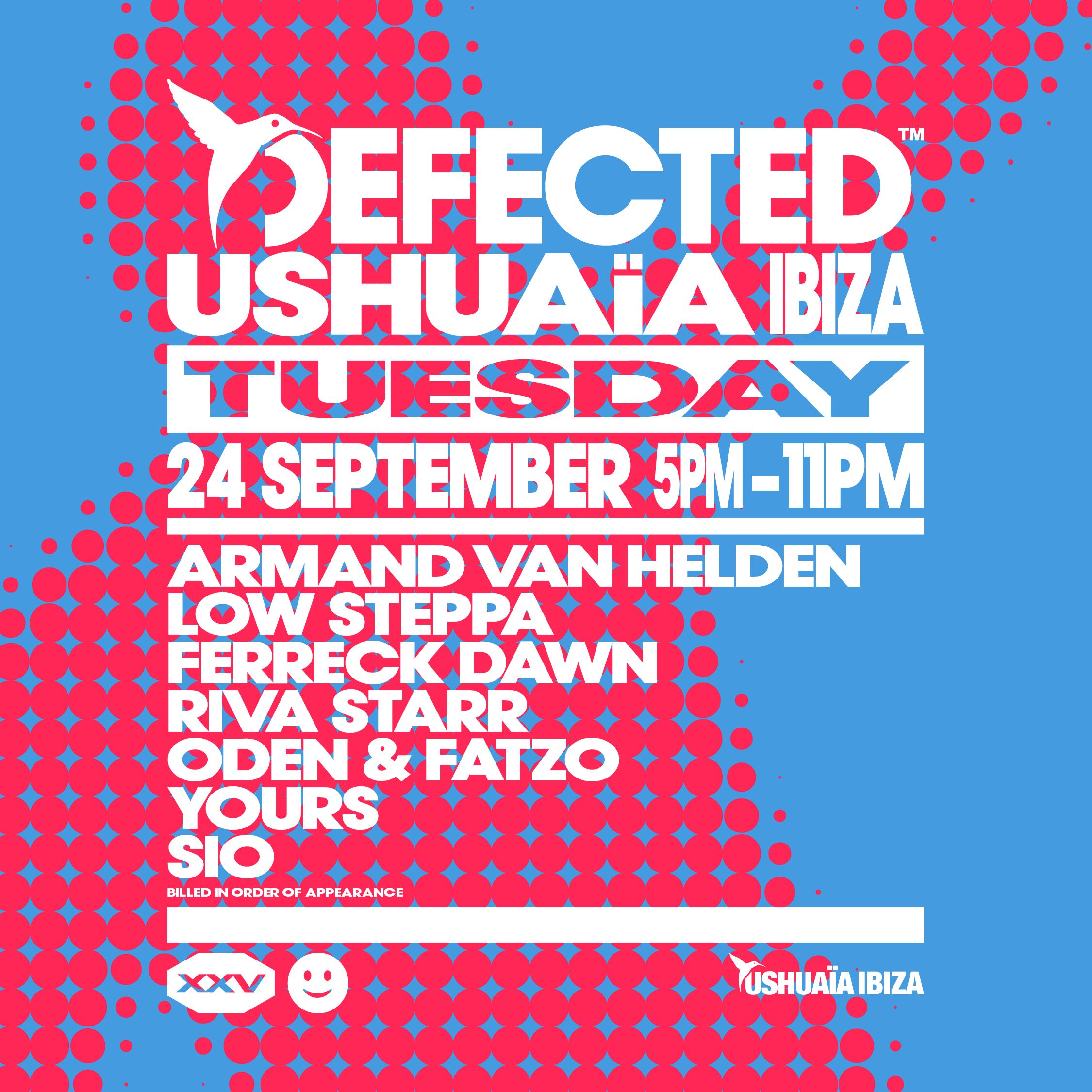 Defected at Ushuaïa Ibiza hosts Armand Van Helden, Low Steppa, Riva ...