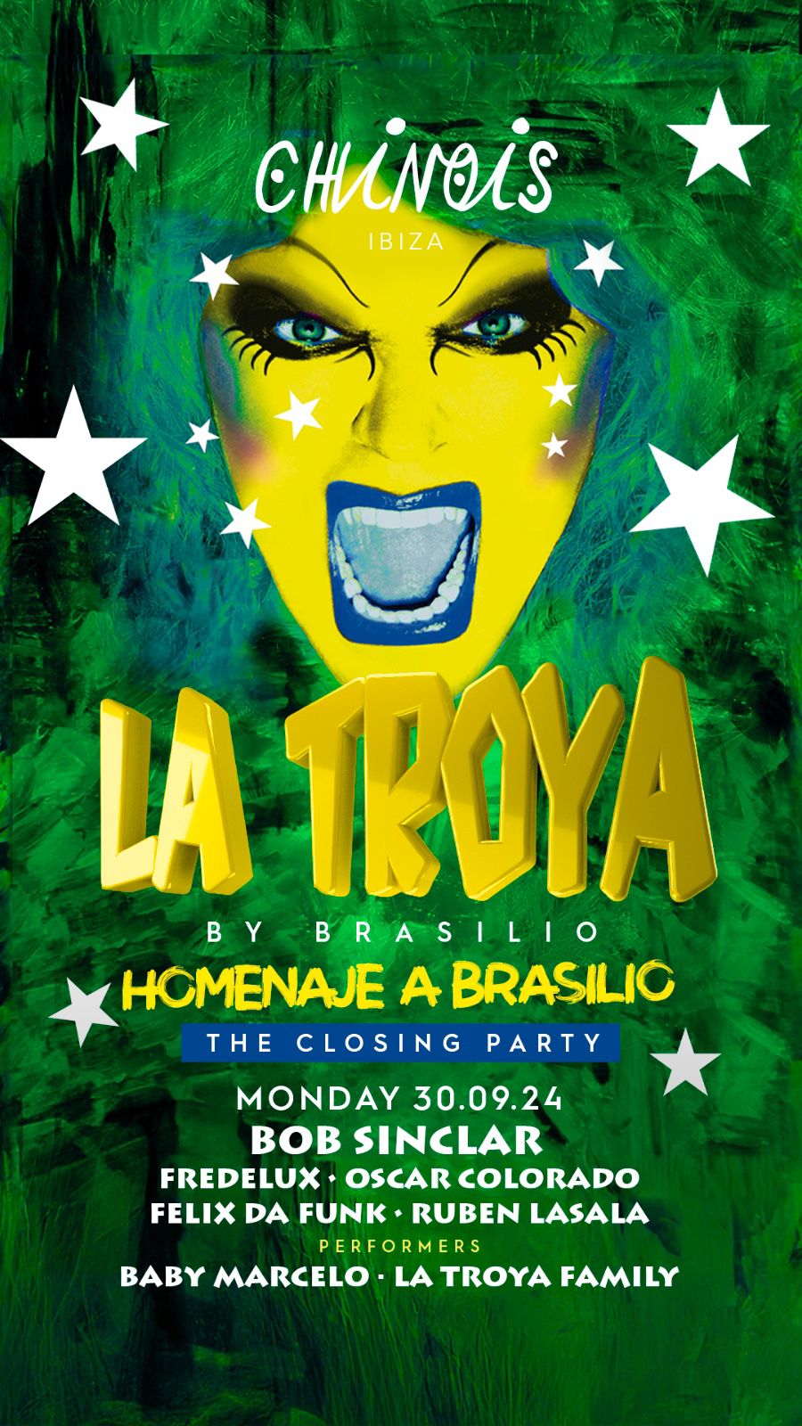 Club Chinois Ibiza presents La Troya, the closing party 2024, with Bob ...
