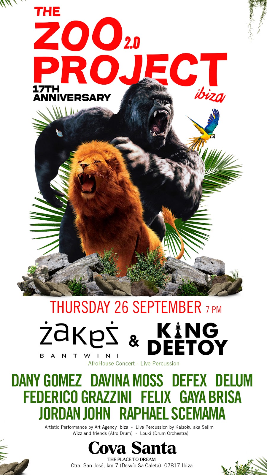 The Zoo Project 2.0: party brand Is back for 17th Anniversary in Ibiza ...