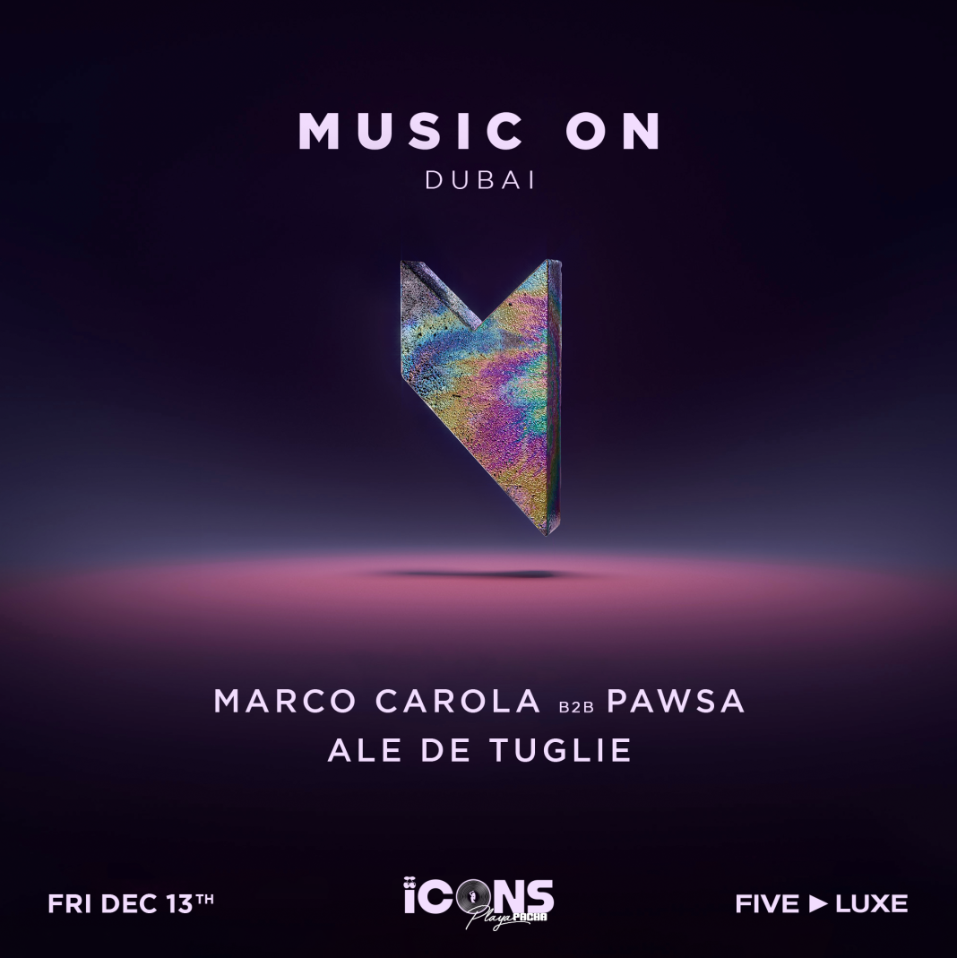 Playa Pacha in Dubai hosts Music On with Marco Carola for “Pacha Icons ...
