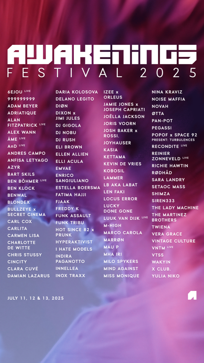 Awakenings Festival announces full lineup for 2025 edition! | Ibiza by night