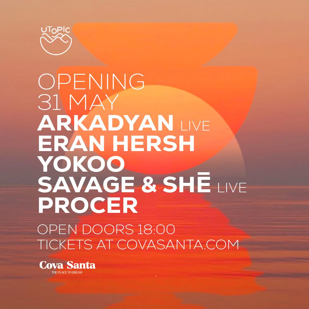 Utopic at Cova Santa Ibiza: the opening party 2025! | Ibiza by night