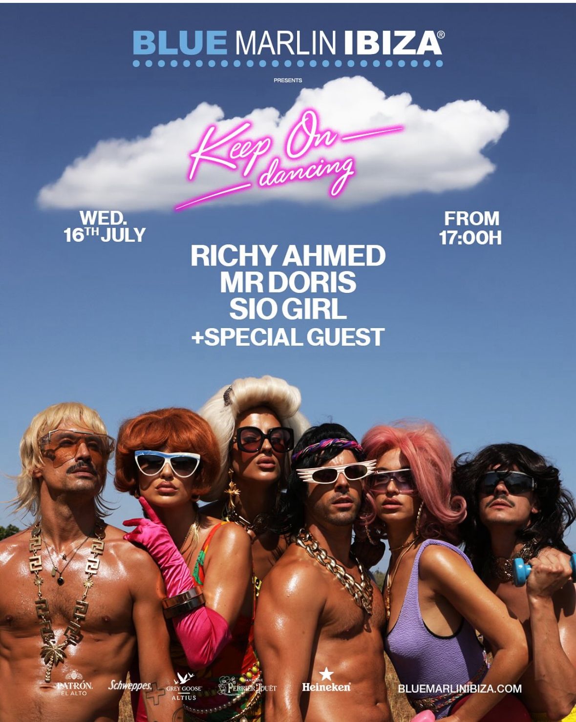 Blue Marlin Ibiza hosts “Keep On Dancing” with Richy Ahmed, Mr Doris, Sio Girl & a special guest ...