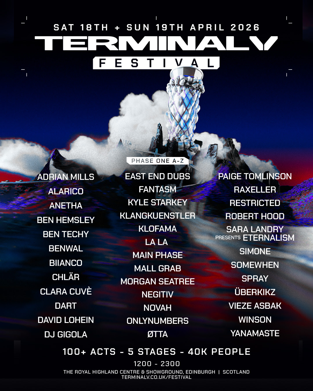 Terminal V announces initial lineup for 2026 Edinburgh edition: Robert ...