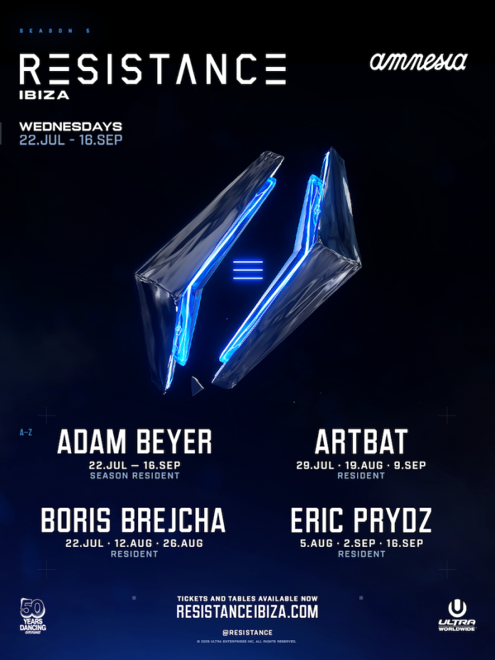 RESISTANCE Ibiza Returns with Adam Beyer, ARTBAT, Boris Brejcha, and ...